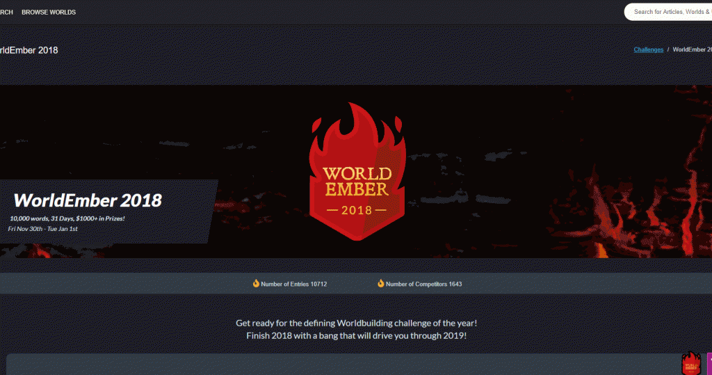 Check Out Your Personal Progress For World Ember! | World Anvil Blog
