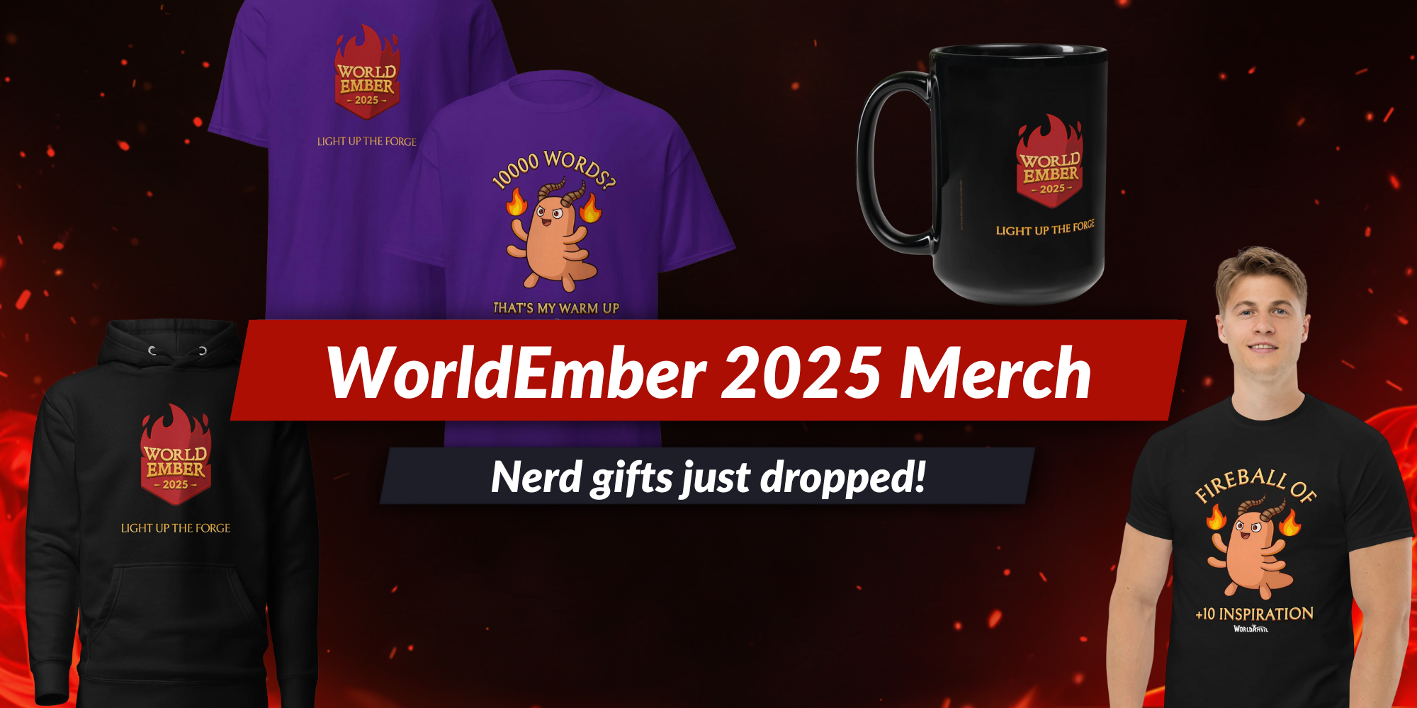 WorldEmber 2025 Merch just dropped! | World Anvil Blog